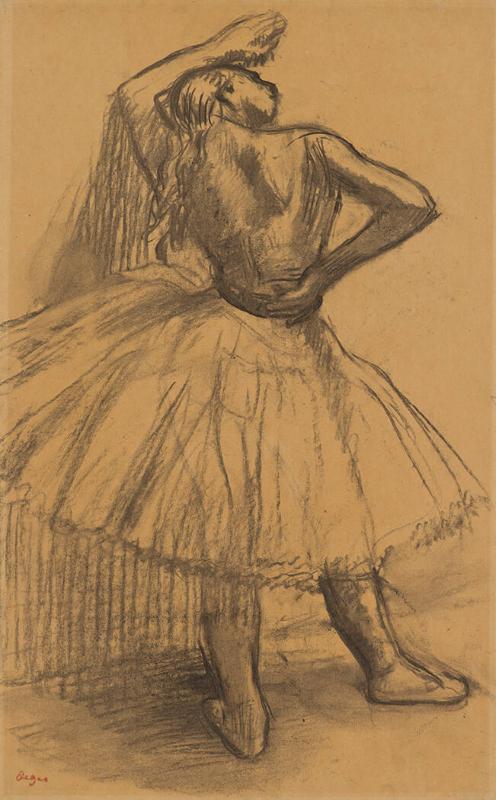 Ballet Dancer Resting – Works – Collections at SBMA | Santa Barbara ...